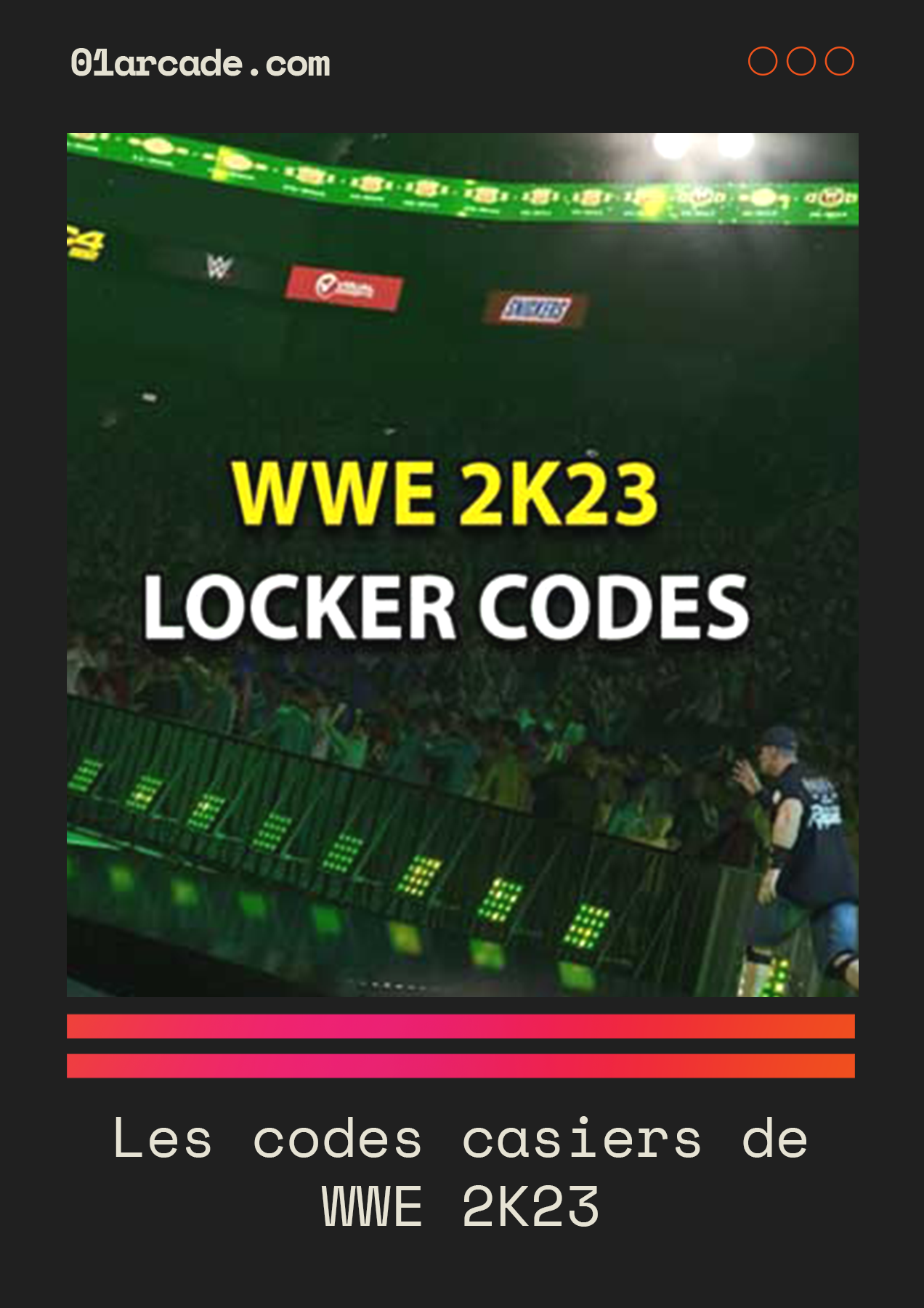 Les codes casiers de WWE 2K23 : Comment les obtenir et les utiliser ...