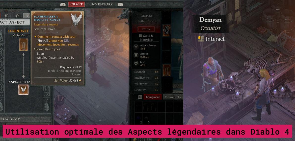 Utilisation optimale des Aspects légendaires dans Diablo 4 – 01Arcade ...