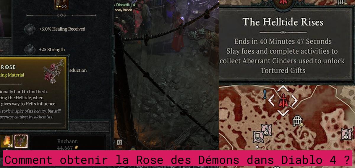 Comment obtenir la Rose des Démons dans Diablo 4 ? – 01Arcade - Jeux ...