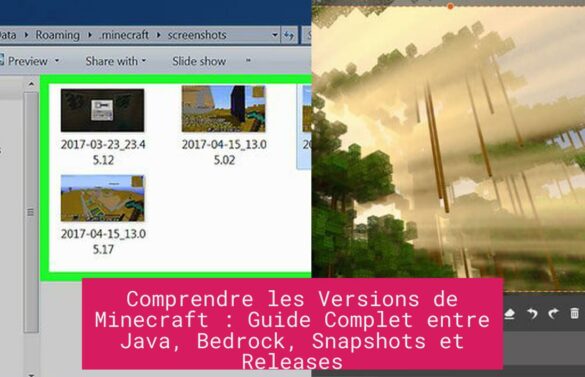 Comprendre les Versions de Minecraft : Guide Complet entre Java, Bedrock, Snapshots et Releases ...