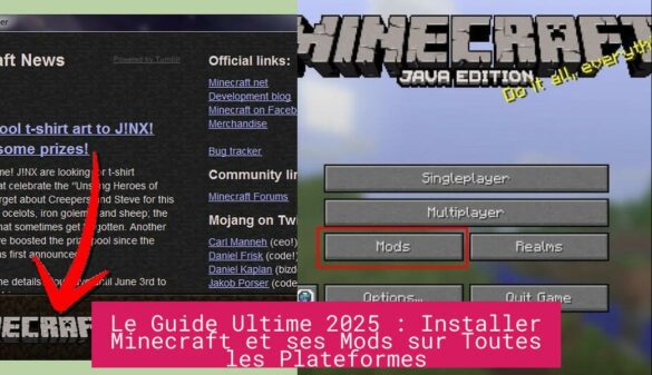 Le Guide Ultime 2025 : Installer Minecraft et ses Mods sur Toutes les ...